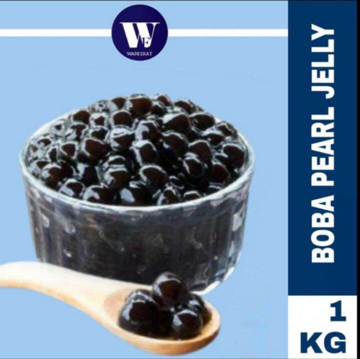 [1KG] BOBA BLACK PEARL JELLY | TAPIOCA PEARL | Lazada