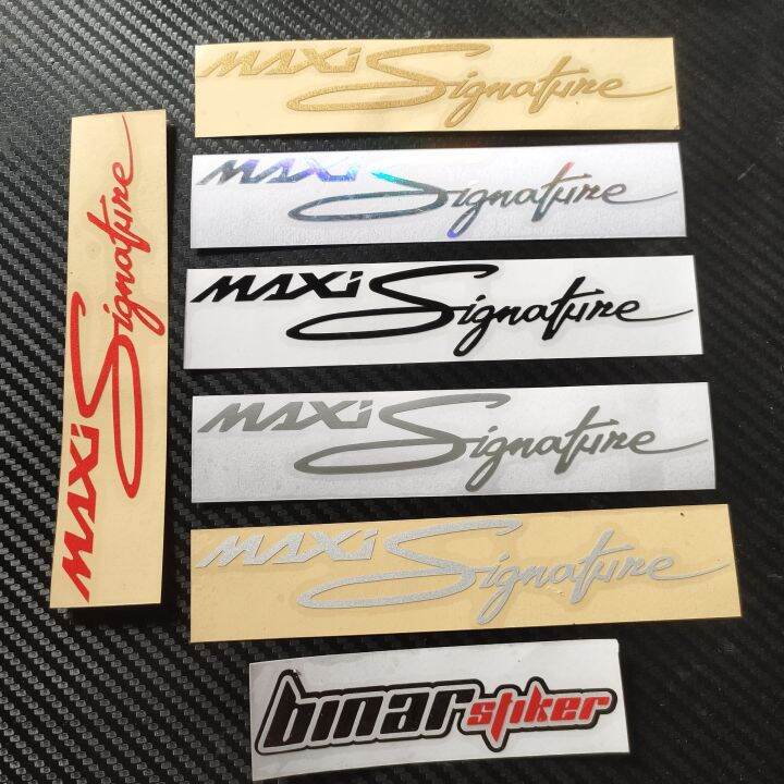 STIKER CUTTING MAXI SIGNATURE | Lazada Indonesia