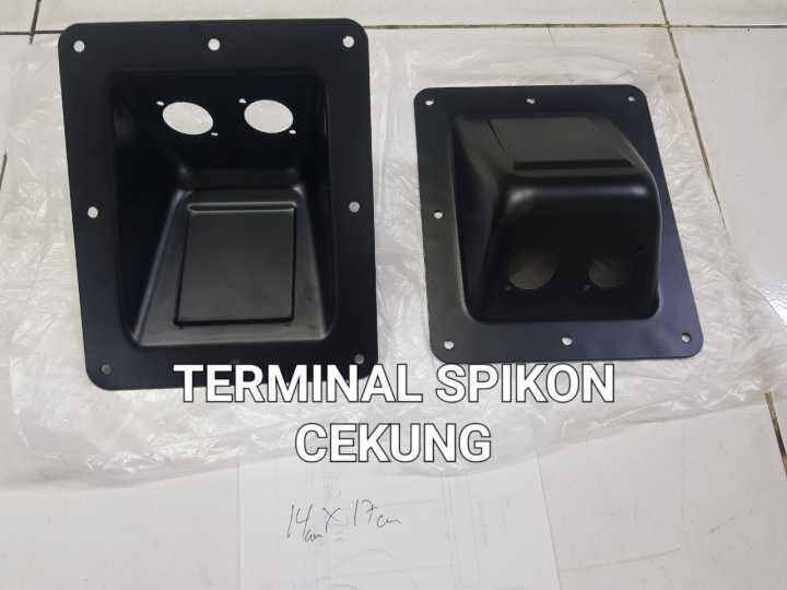 PLAT SPEAKON CEKUNG DIRAL TERMINAL Plat Dudukan Spekon Plat Spikon Cekung | Lazada Indonesia