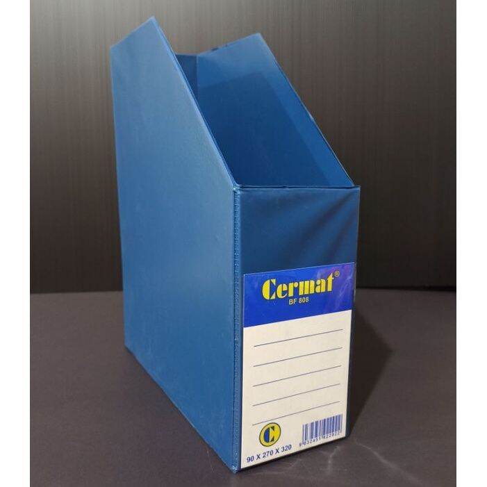 Box file cermat tempat dokumen standing folder file cuma Ada biru ...
