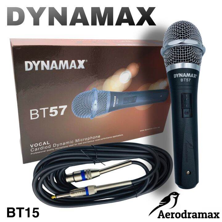 DYNAMAX BT57 Vocal Cardiod Dynamic Microphone | Lazada