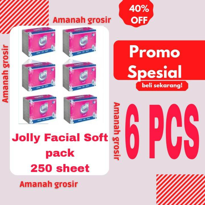 MURAH 6 PACK TISSUE JOLLY BY PASSEO 250 SHEET 2 PLY PROMO TISSUE MURAH ...