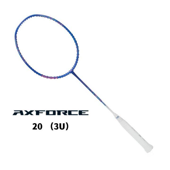 Li Ning AXFORCE 20สีน้ำเงินไม้แบดมินตันคาร์บอนไฟเบอร์เหมาะสำหรับการ ...
