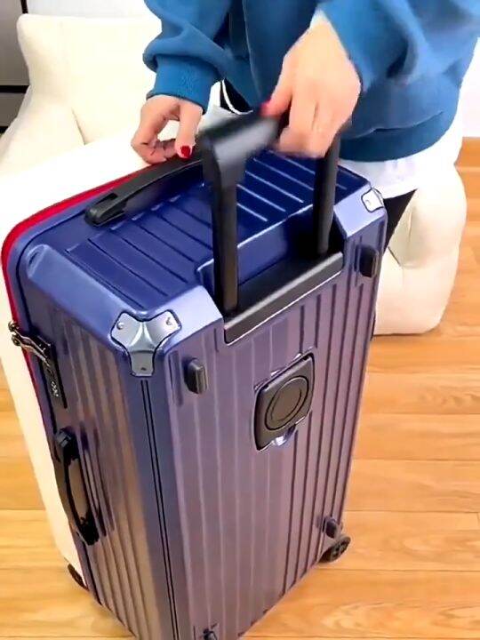 [TSA Customs Lock] Luggage 20/26/30 Inch Suitcase With Cup Holder 5 ...