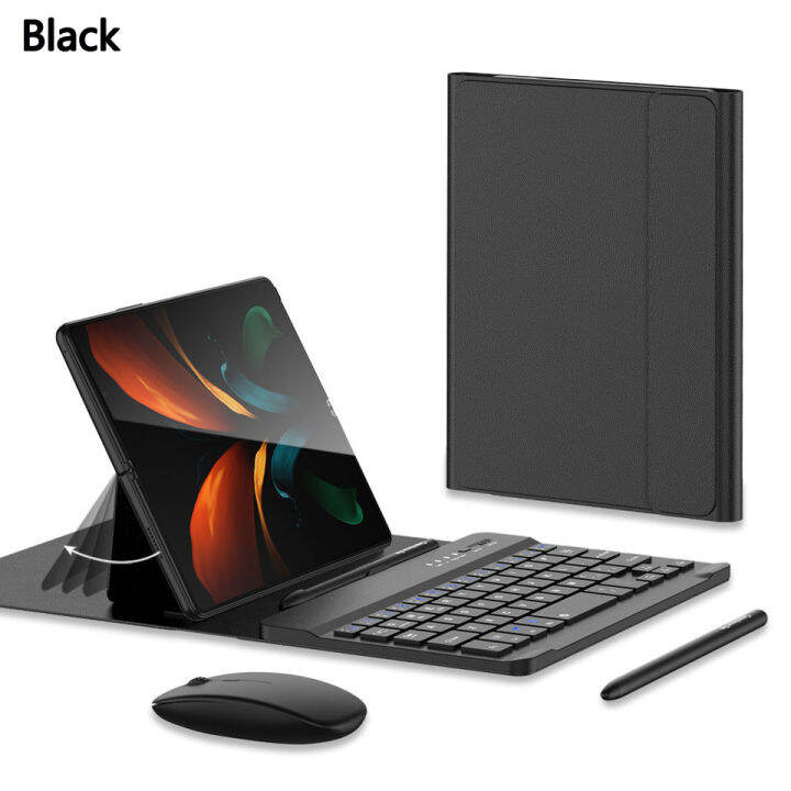 Wireless Keyboard For Samsung Galaxy Z Fold 5 4 3 2 Magnetic Folding ...