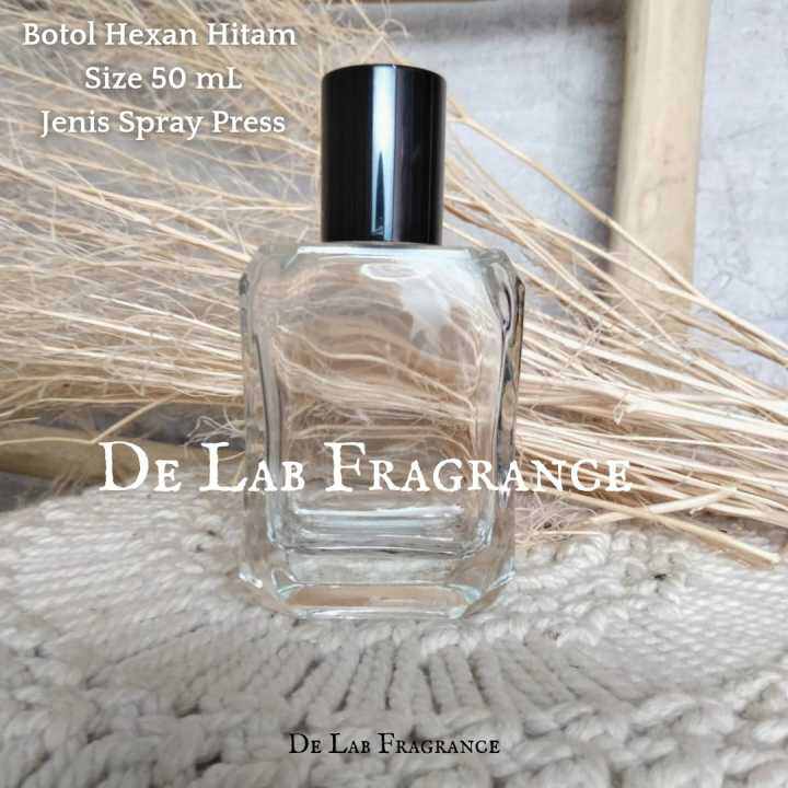 Botol Parfum Hexan 50ml Warna Hitam Jenis Spray Press | Lazada Indonesia