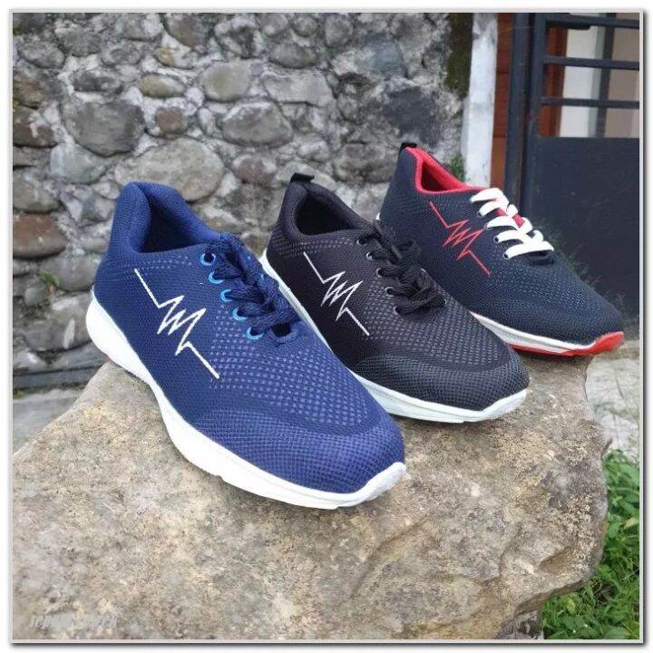 Sepatu OLGA Motif Simbol Detax/Sepatu Sport Motif Simbol Detax | Lazada ...