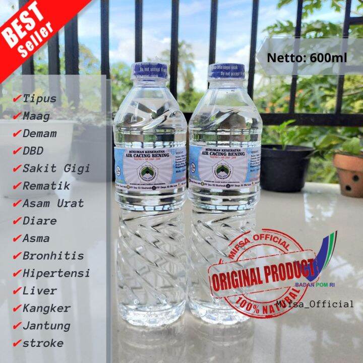 ORI Air Cacing Bening + Air Zamzam 600ml Obat Herbal Tradisional ...