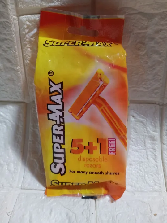 Super-Max 5+1 Disposable razors | Lazada PH