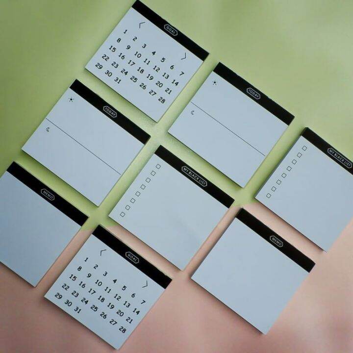 Memopad Memo Brown White Basic Vintage Simple Murah Kertas Catatan ...