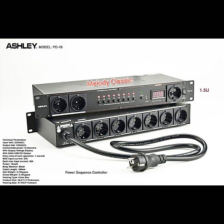 Power Sequence Controller Ashley PD 10 Distributor Original | Lazada ...