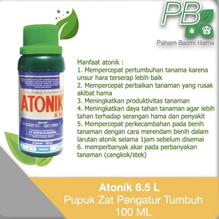 ATONIK 6,5 L 100ml/Zat Pengatur Tumbuh Tanaman | Lazada Indonesia