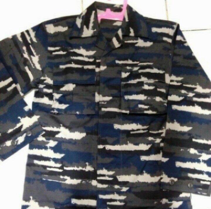 Baju PDL TNI AL Loreng Layar KRI | Lazada Indonesia