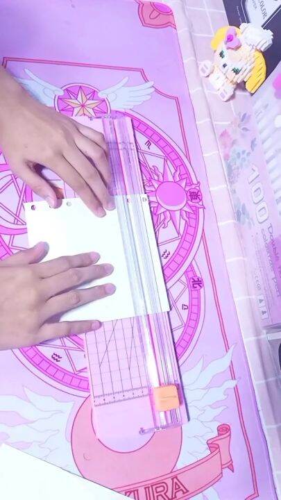 Hightune Portable Paper Trimmer with 5 Free Blade Plastic Paper Cutter ...