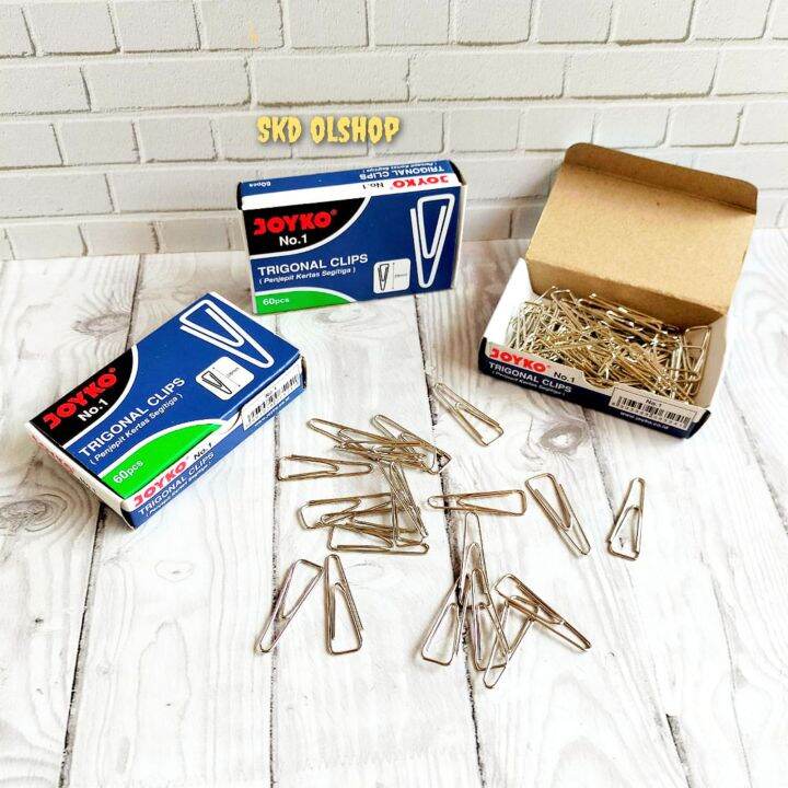 Paper Clip No.1 Joyko / Trigonal Clip No.1 Joyko Penjepit Kertas ( 1 ...