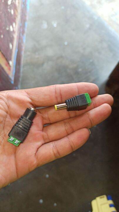 Jack DC konektor colokan kabel male/female harga untuk satu biji atau ...