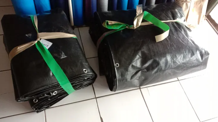 terpal plastik hitam tipe a12 ukuran 4x6m h | Lazada Indonesia
