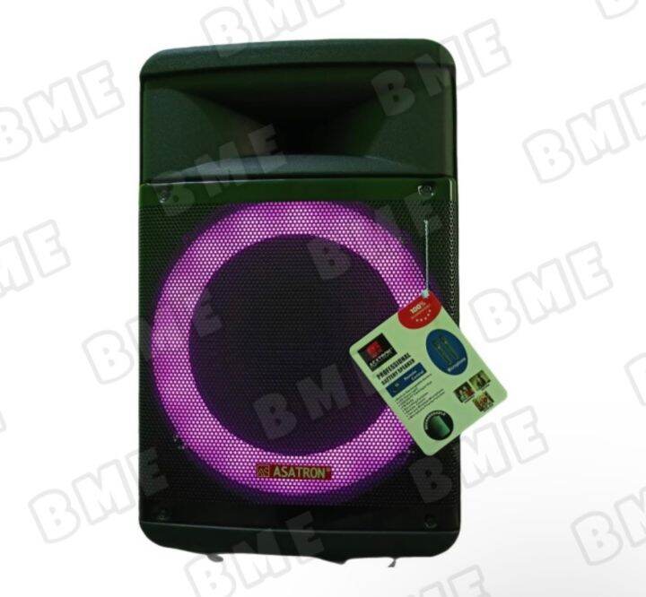 SPEAKER ASATRON PUMA 12 INCH PORTABLE MEETING BLUETOOTH FREE MIC ...