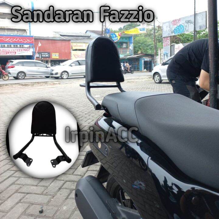 Sandaran Fazzio Senderan Belakang Yamaha Fazzio Hitam full | Lazada ...