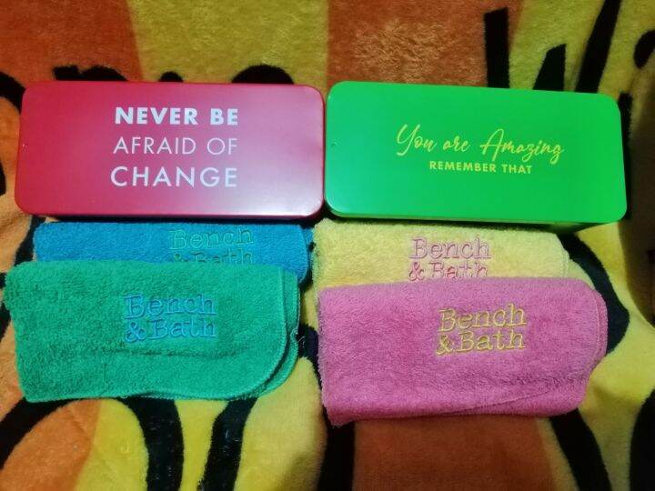 Bench Face Towel with Cannister | Lazada PH