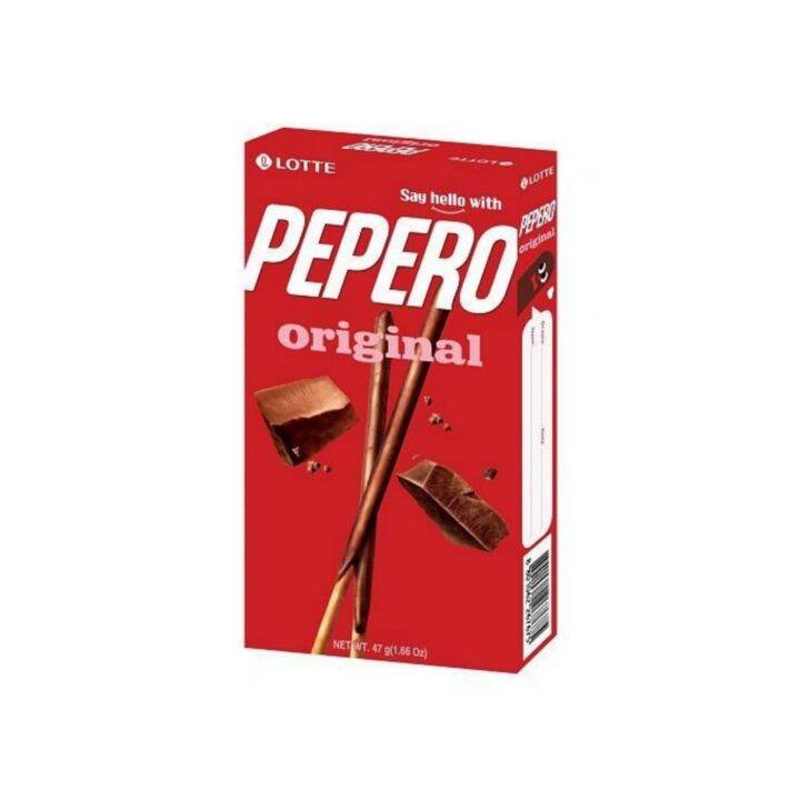 LOTTE Pepero Original Biscuit sticks chocolate 47g | Lazada PH