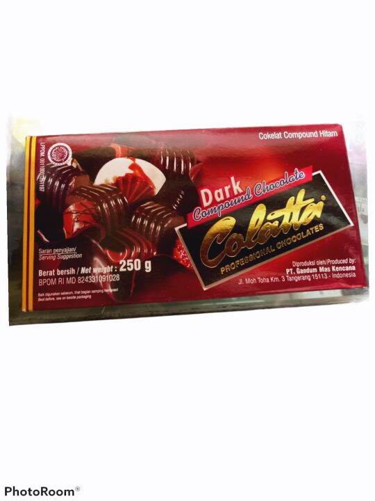 Coklat batang Colatta DCC Coklat Compound Hitam 250gr | Lazada Indonesia
