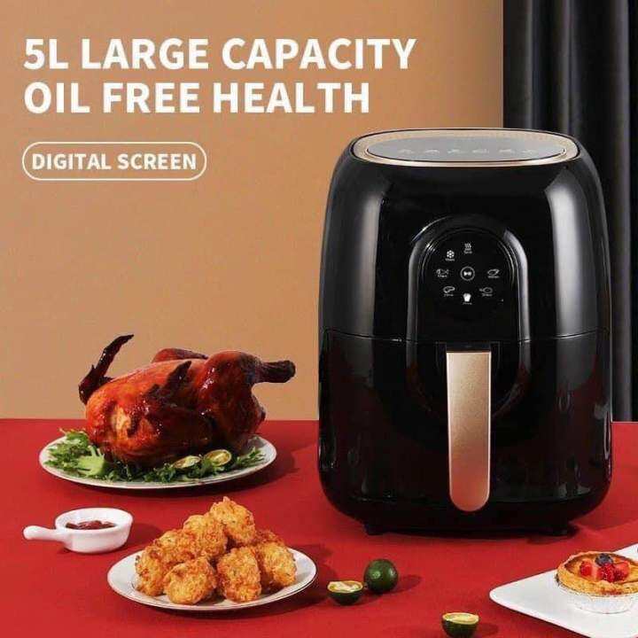 Kaisa Villa airfryer touch screen big capacity oil free airfyer household fries fryer tools air ...