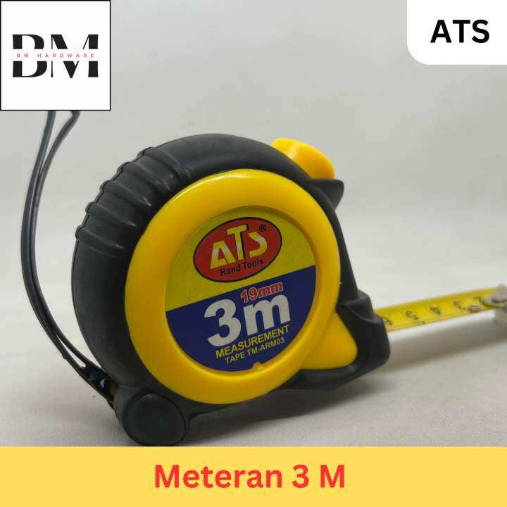 Meteran ATS 3 M dengan Magnet | Lazada Indonesia