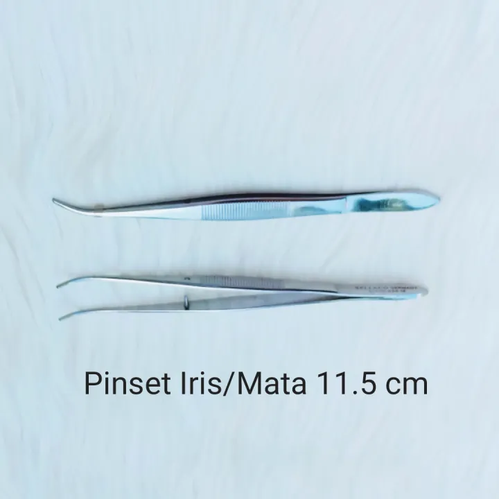 Pinset Mata Iris Bengkok Forcep Curved 11,5cm Stainless Steel | Lazada Indonesia