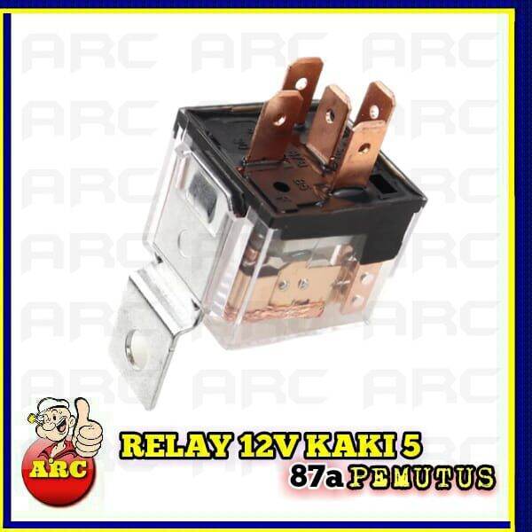 Relay 87a Pemutus 12v kaki 5 | Lazada Indonesia