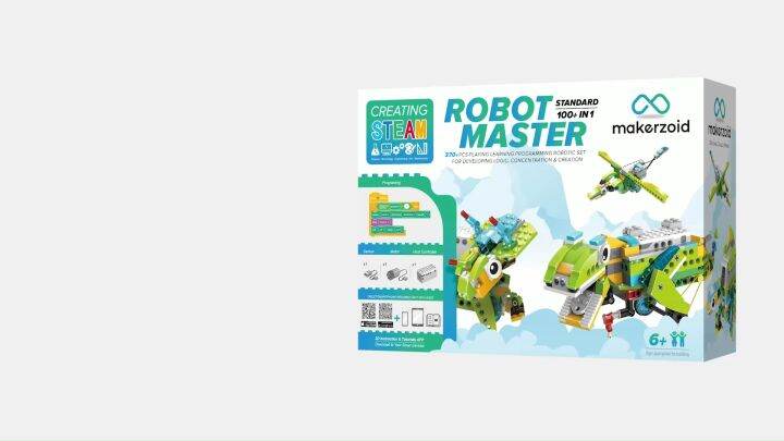 Makerzoid MKZ-RM-SD ROBOT MASTER STANDARD STEAM Educational ...