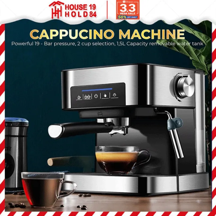 EPH Semi-Automatic Espresso Coffee Machine Coffee Powder Machine Micro ...