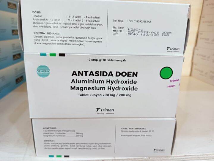 Antasida box isi 10 strip | Lazada Indonesia