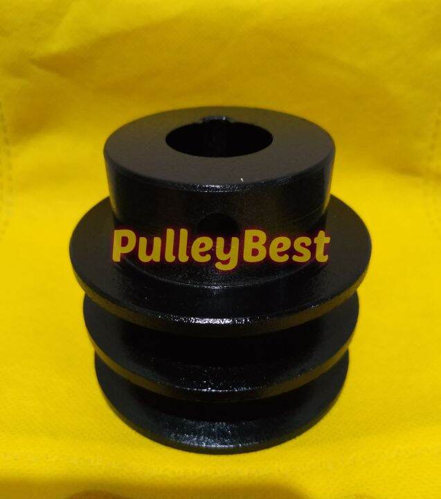 Pulley pully 3 inch as 30 mm jalur B2 poly pully besi cor | Lazada ...