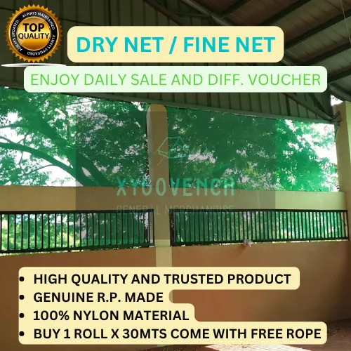 8 FT x 4 Meters DRY NET / DRYNET / Shading net / Construction ...