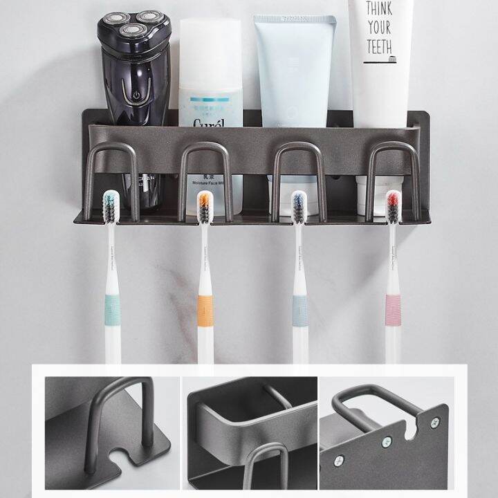 Topstar Aluminum Toothbrush Holder Golden Electric Toothbrush Rack ...