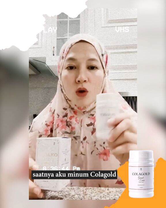 [PAKET 4 BOTOL] Colagold Colagen Capsul Gamat Emas Kolagen Pencerah ...