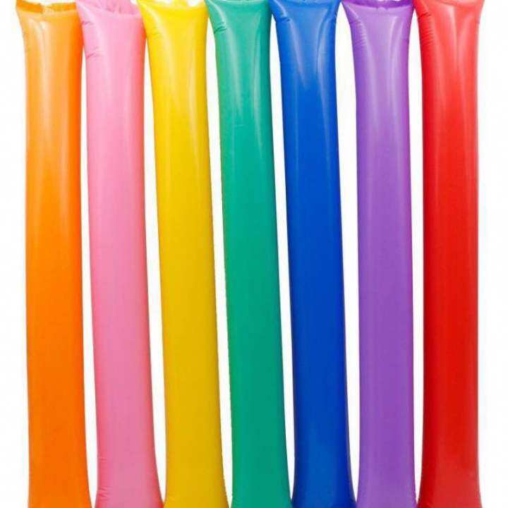 Balon tepuk supporter/konser bola/suporter polos bahan pvc | Lazada ...