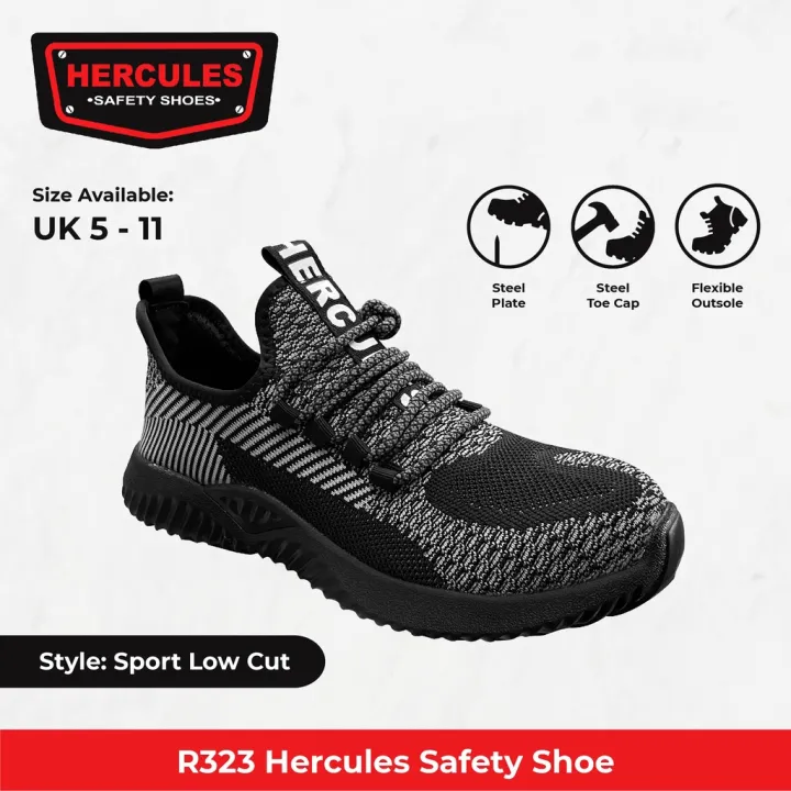 Hercules Safety Shoes R323 Kasut Keselamatan | Lazada