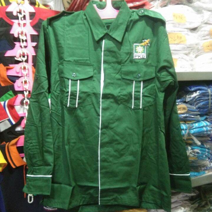 kemeja partai PKB hijau lengan panjang | Lazada Indonesia
