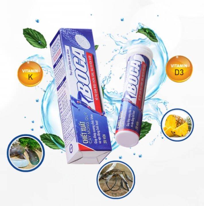 Boca effervescent tablets - Reduce osteoarthritis pain, cervical ...
