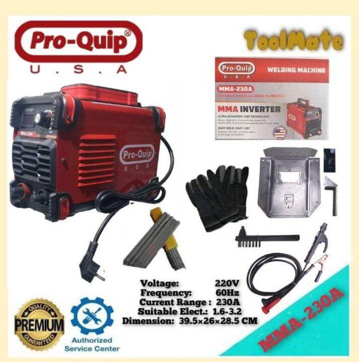 Pro-Quip ORIGINAL 230A TRUE RATING Digital Panel Inverter Welding ...