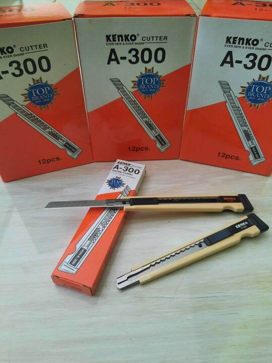 Cutter kecil A-300 KENKO alat pisau kater | Lazada Indonesia