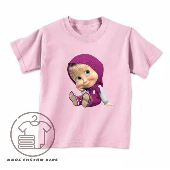 baju marsha and thebear kaos anak marsha | Lazada Indonesia