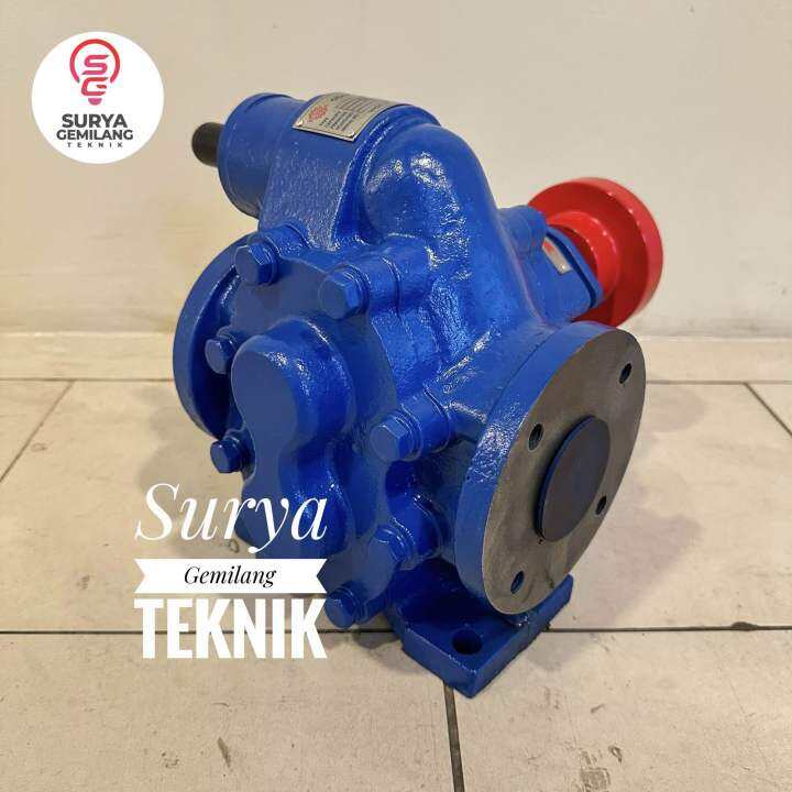 Pompa Transfer cairan Kental Pompa Gear Pump KCB-200 200LPM Pompa Oli ...