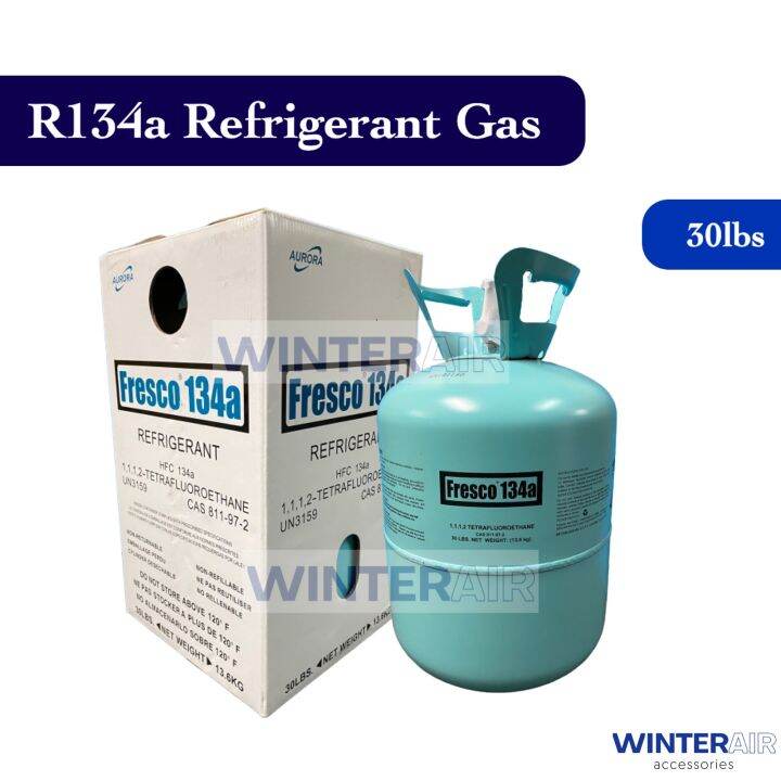 Air Cond Gas Tong R134a Refrigerant • Fresco (13.6kg/30lbs) • Winter Air • | Lazada