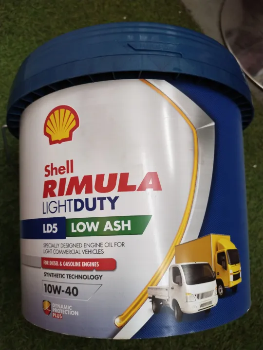 SHELL RIMULA LIGHTDUTY LD5 10W-40 SYNTHETIC TECHNOLOGY DIESEL ENGINE ...