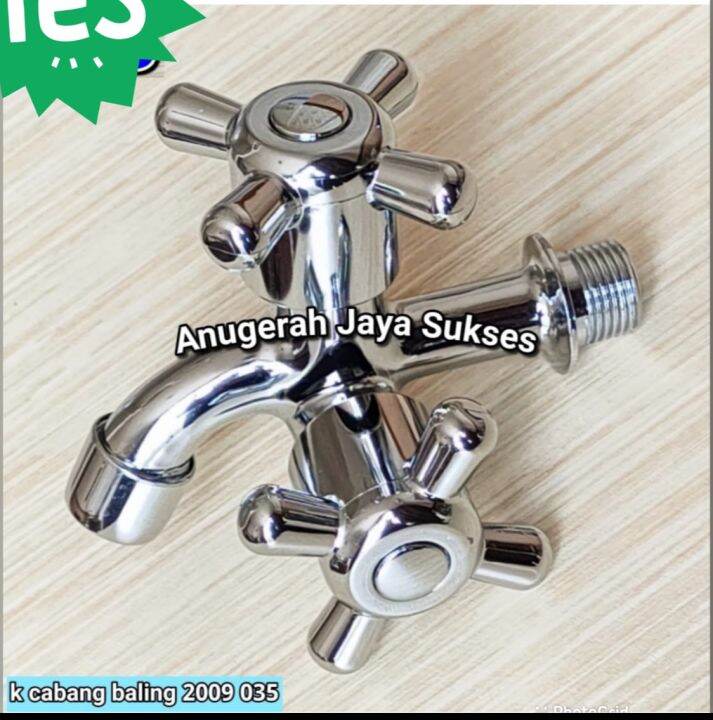 kran cabang standart onda K 406 CTG/ kran double/ kran air kran shower 1/2 inch | Lazada Indonesia