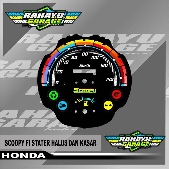 papan speedometer scoopy tsater halus dan kasar panel spido meter ...