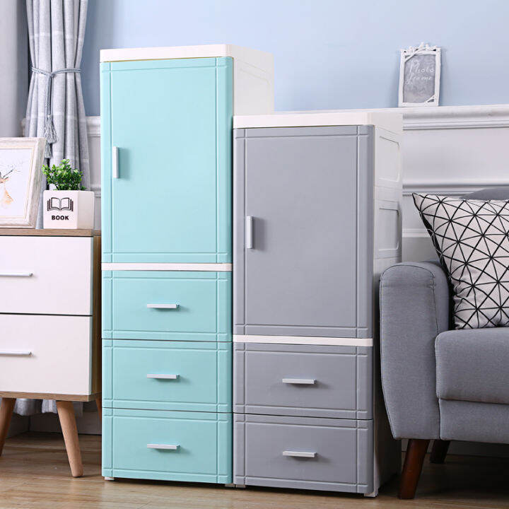 25/35cm Narrow Storage Cabinet Drawer Locker Kitchen Bathroom Storage ...